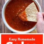 Ashley's Homemade Salsa Recipe - Ramshackle Pantry