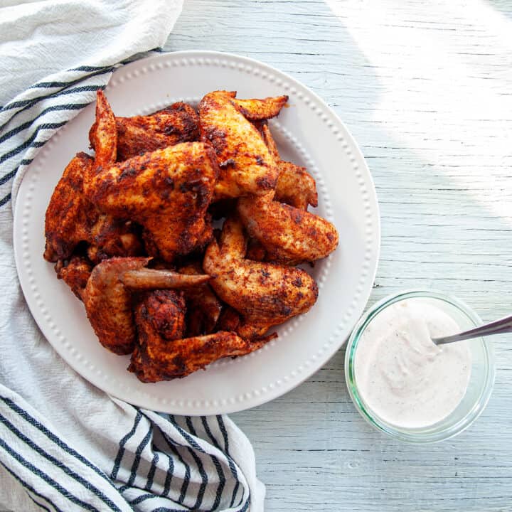 Sweet and Spicy Dry Rub Chicken Wings - Ramshackle Pantry