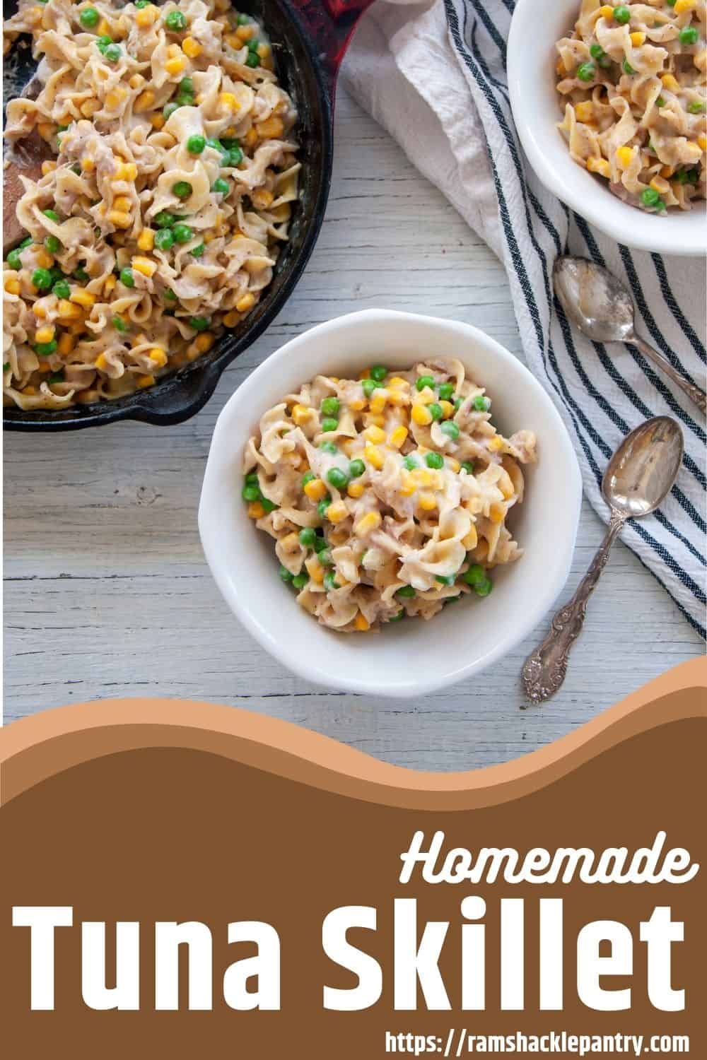 Homemade Skillet Tuna Helper Recipe - Ramshackle Pantry