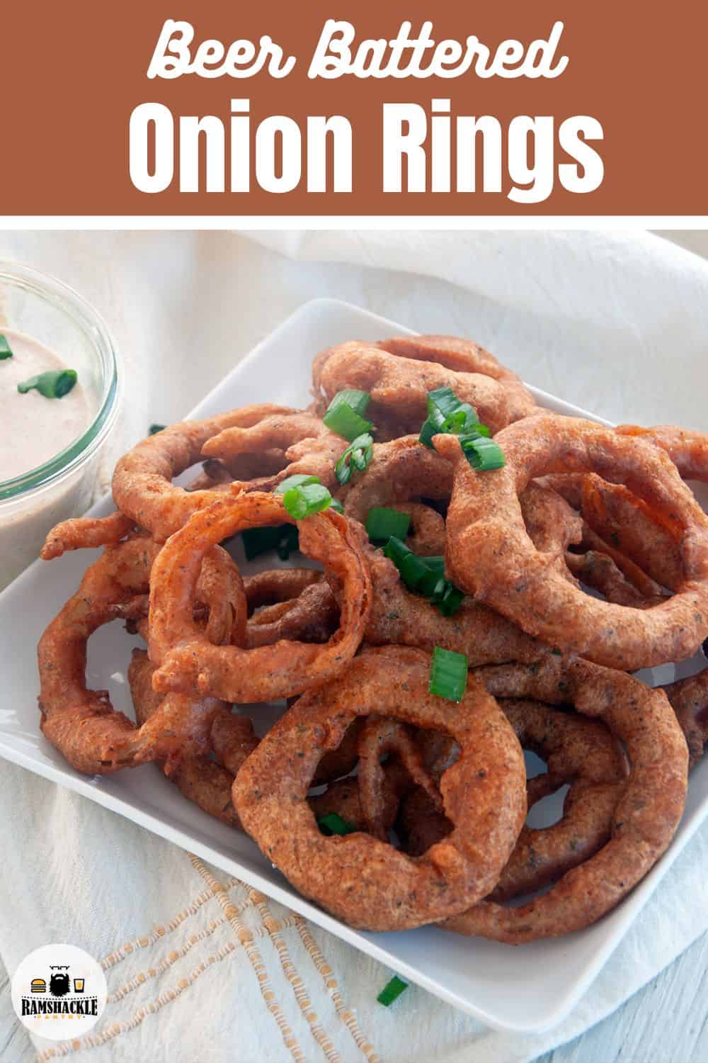 Zesty Beer Battered Onion rings - Ramshackle Pantry